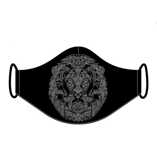 3 PACK Unisex Lion Face Mask Comfortable and Fashionable Washable 3 ...