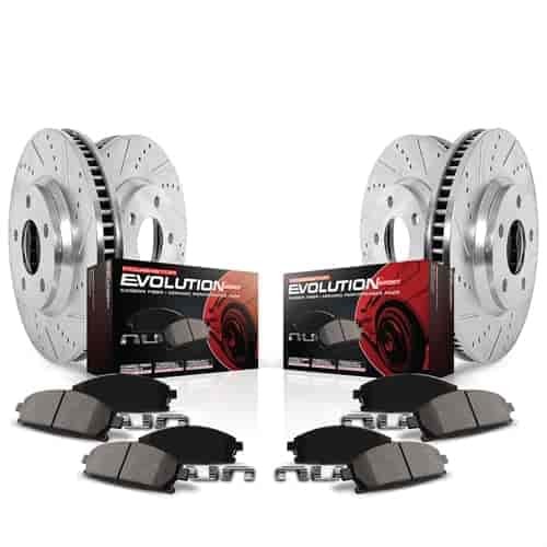 Power Stop K7612 Z23 Evolution Sport Performance 1-Click Brake Kit ...