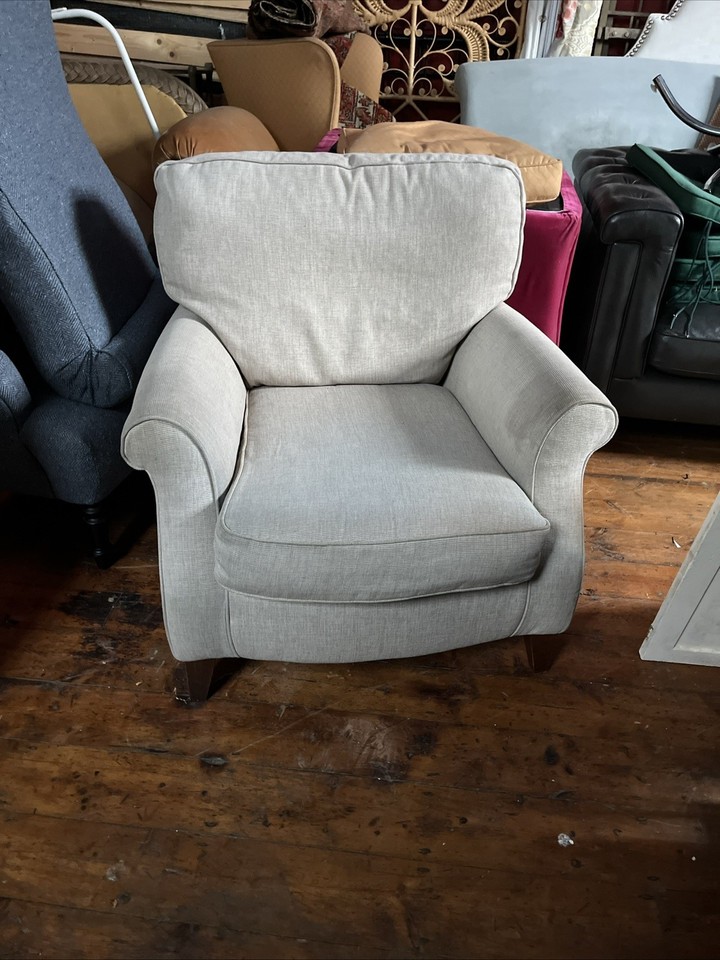 Marks & Spencer St Ives Armchair Petra Neutral Fabric Oatmeal Colour ...