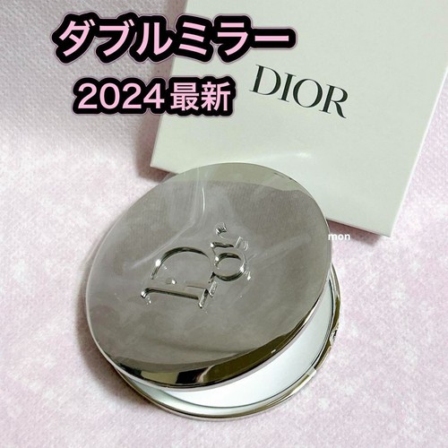 Dior novelty mirror silver 2024 double mirror compact mirror | eBay