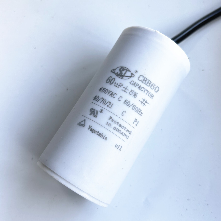 CBB60 60 MFD 60UF 450VAC 450V Motor START Running Capacitor (Wire) | eBay