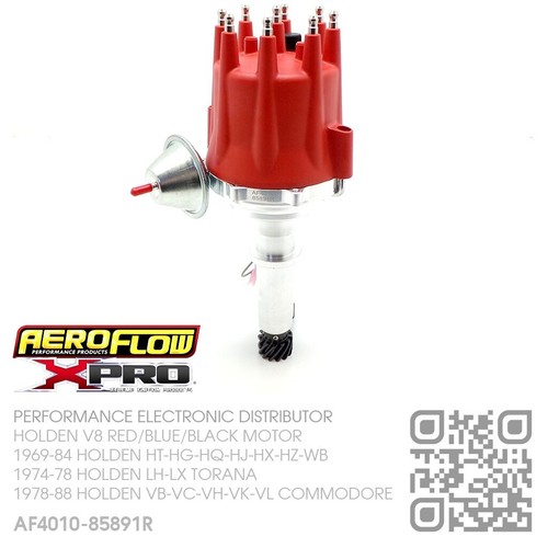 AEROFLOW ELECTRONIC DISTRIBUTOR V8 253 & 308 RED MOTOR [HOLDEN LH-LX ...