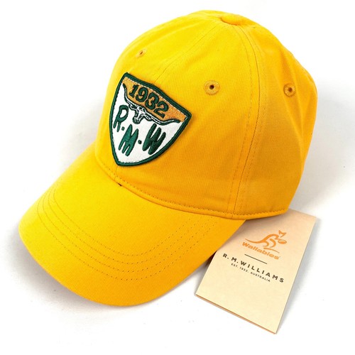 RM Williams Wallabies Heritage Baseball Cap 1932 RMW Emblem Cotton OS ...