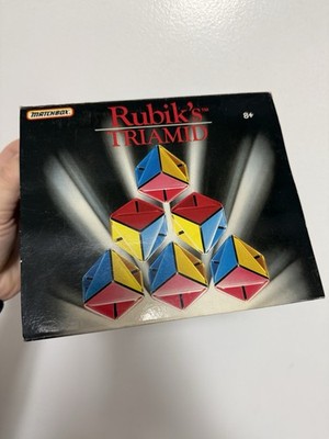VINTAGE BOXED TRIAMID RUBIK'S CUBE PYRAMID PUZZLE BOX TOY | eBay