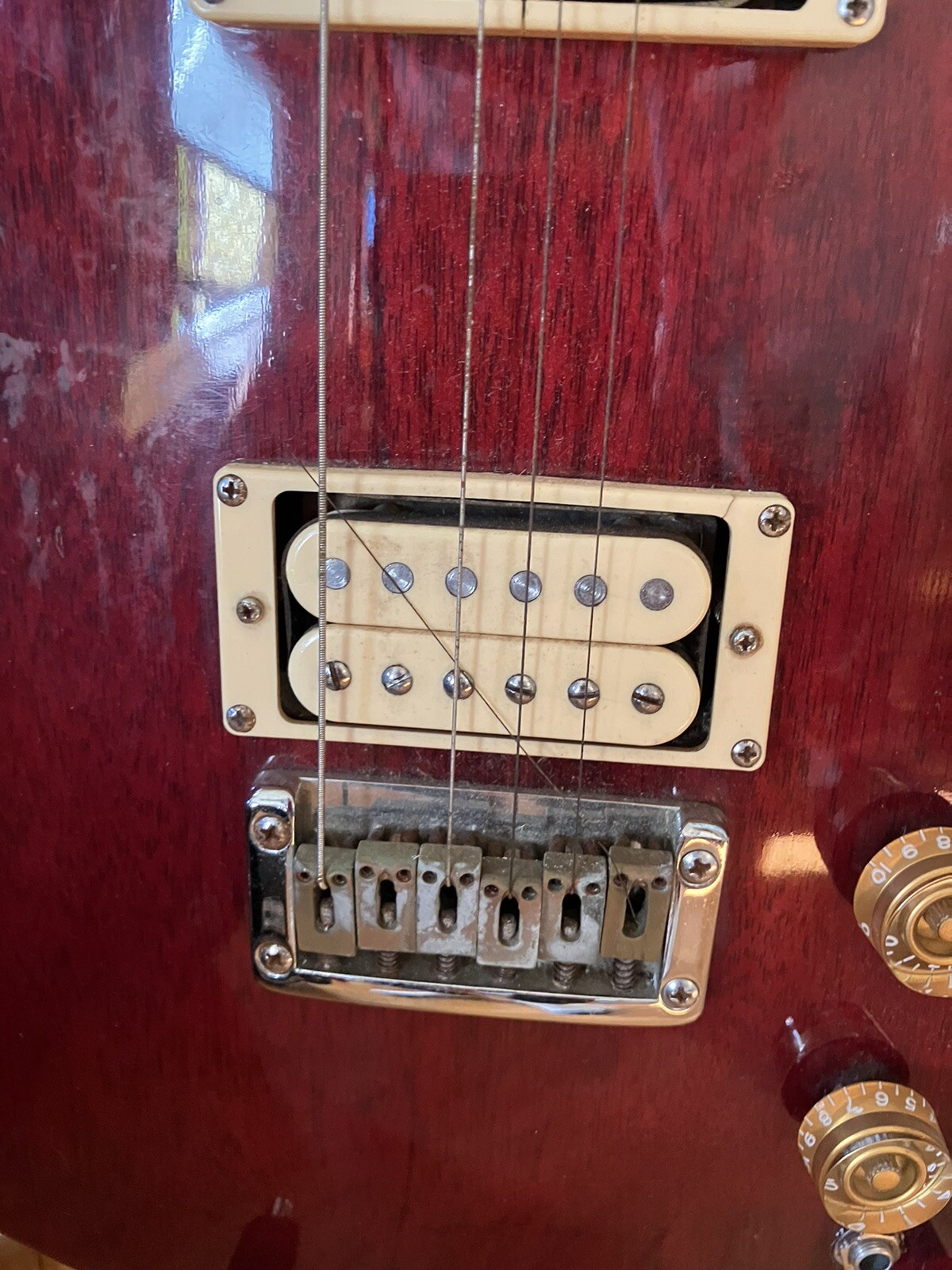 1978/79 Washburn Wing Series Transparent Red Raven Electric Guitar Made ...