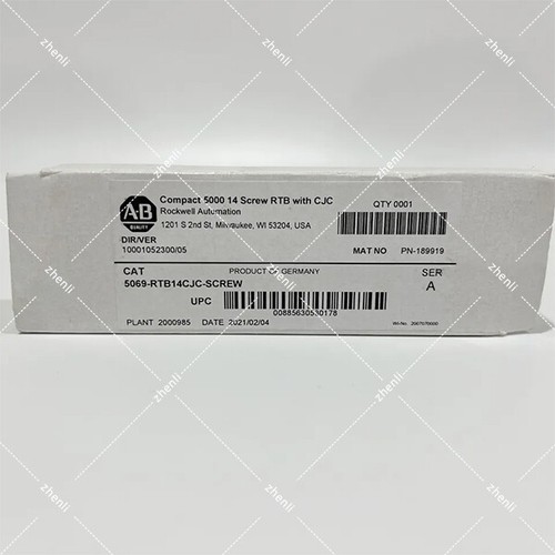 New Sealed Allen-Bradley 5069-RTB14CJC-SCREW Compact 5000 14 Screw RTB ...