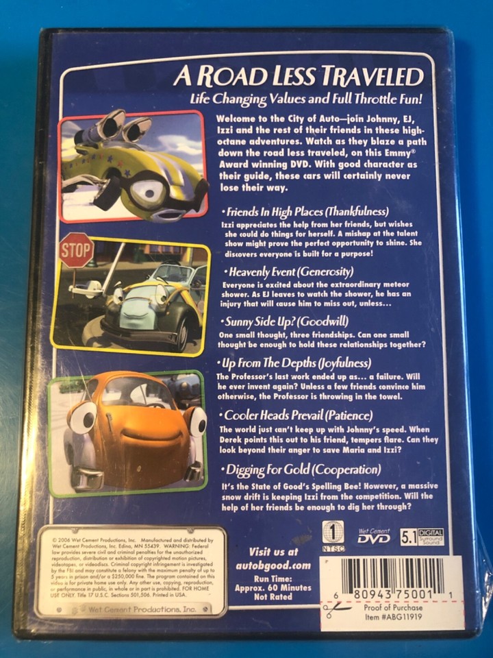 Auto B Good (DVD) Fun for Grades K-6th………..….BRAND NEW & SEALED ...