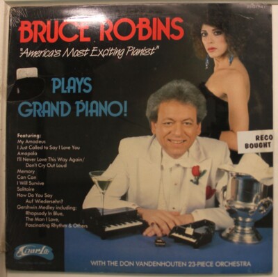 Bruce Robins Lp Plays Grand Piano On Charlo - Sealed / Sealed | eBay
