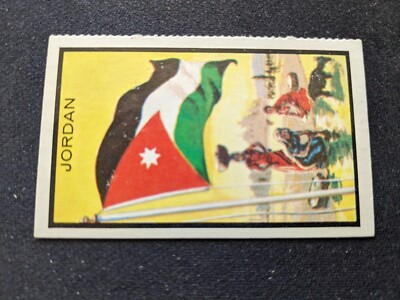 1963 Topps Flags Midgee Card # 48 Jordan (EX) | eBay