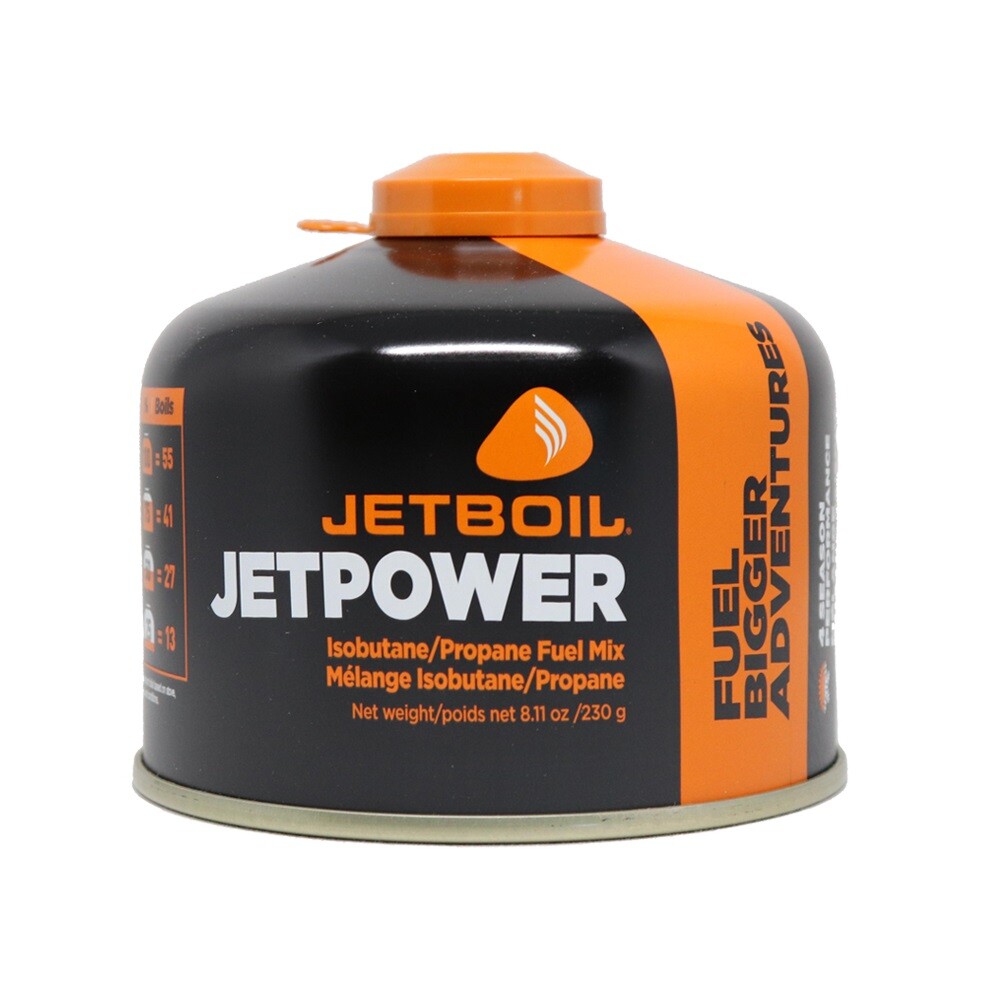 Butane Propane Threaded Camping Gas - Jetboil JetPower Fuel 230g Gas ...