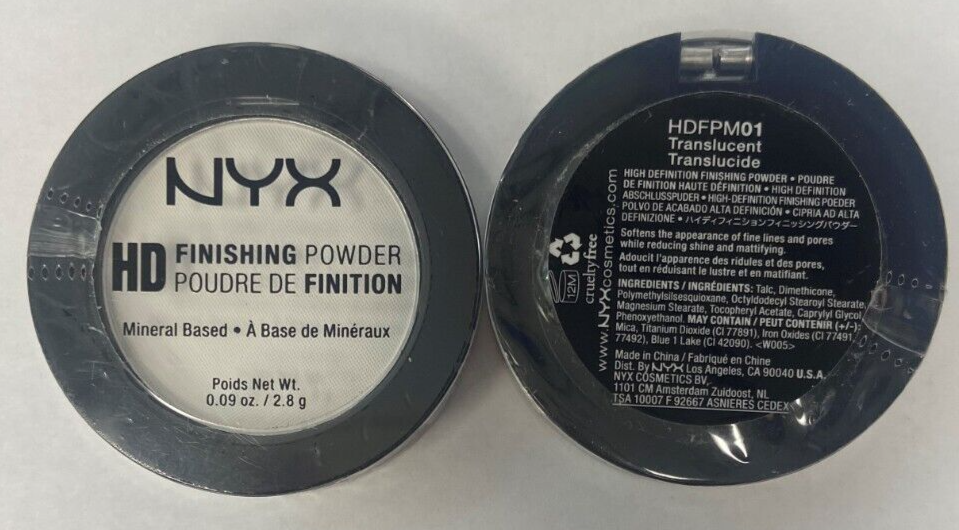 NYX HD Finishing Powder Mineral Based-Translucent *Twin Pack* | eBay