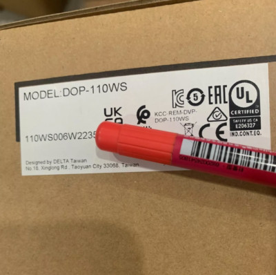 New In Box Delta DOP-110WS HMI Touch Sreen 10-inch Free Expedited ...