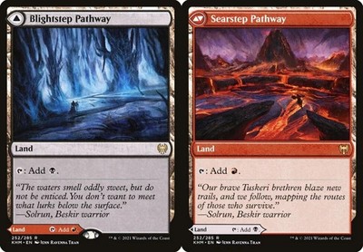 Blightstep Pathway // Searstep Pathway - Foil KHM NM MTG | eBay