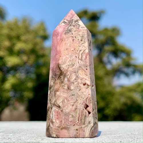 38G Collection ! Amazing Pink Rhodochrosite Crystal Gemstone Tower from ...