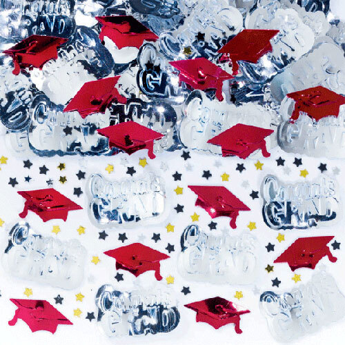 Apple Red Congrats Grad Confetti | eBay