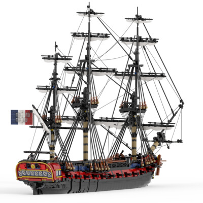 ZITIANYOUBUILD 28-Gun Frigate Full Rigged Ship with 3 Masts and ...