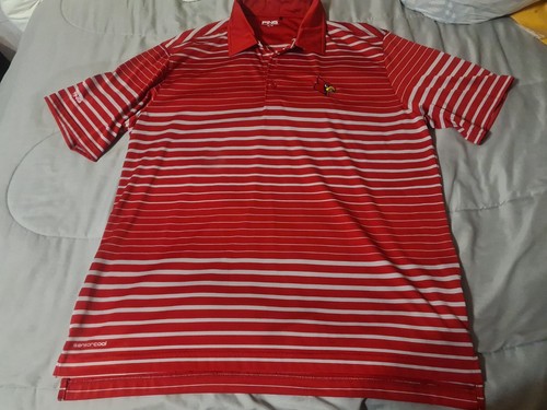 Louisville Cardinals Ping Sensor Cool Golf Polo Shirt Men's XL Red NCAA ...
