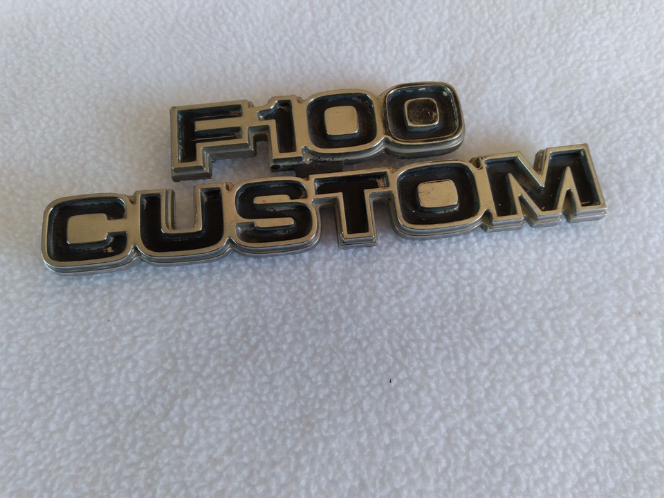 Ford F100 Custom Emblem 1970s | eBay