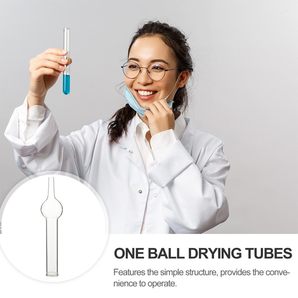 5pcs Glass Single-ball Drying Tubes Chemical Experiment Equipment ...