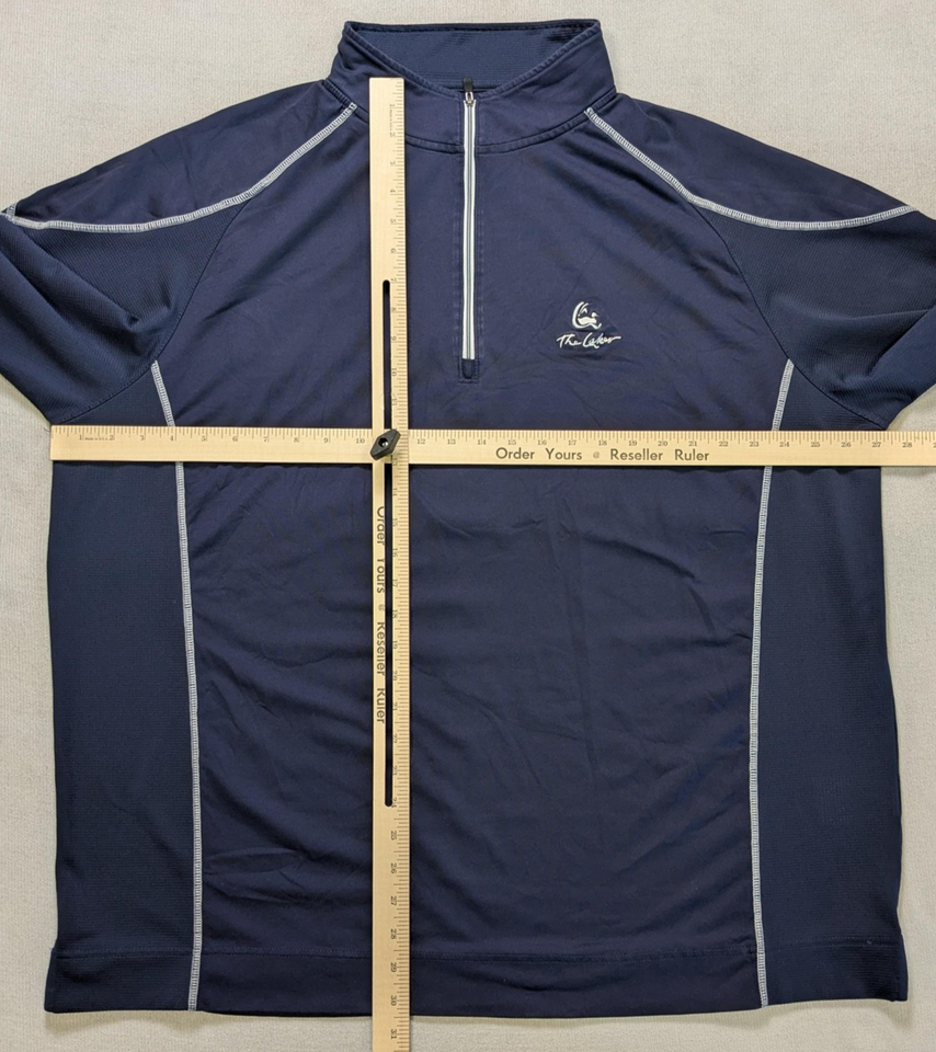 FootJoy Pullover Mens 2XL XXL Blue Golf Performance 1/4 Zip Jacket ...