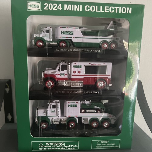 HESS 2024 MINI COLLECTION - TOY TRUCK AND JET,AMBULANCE, TRUCK ...
