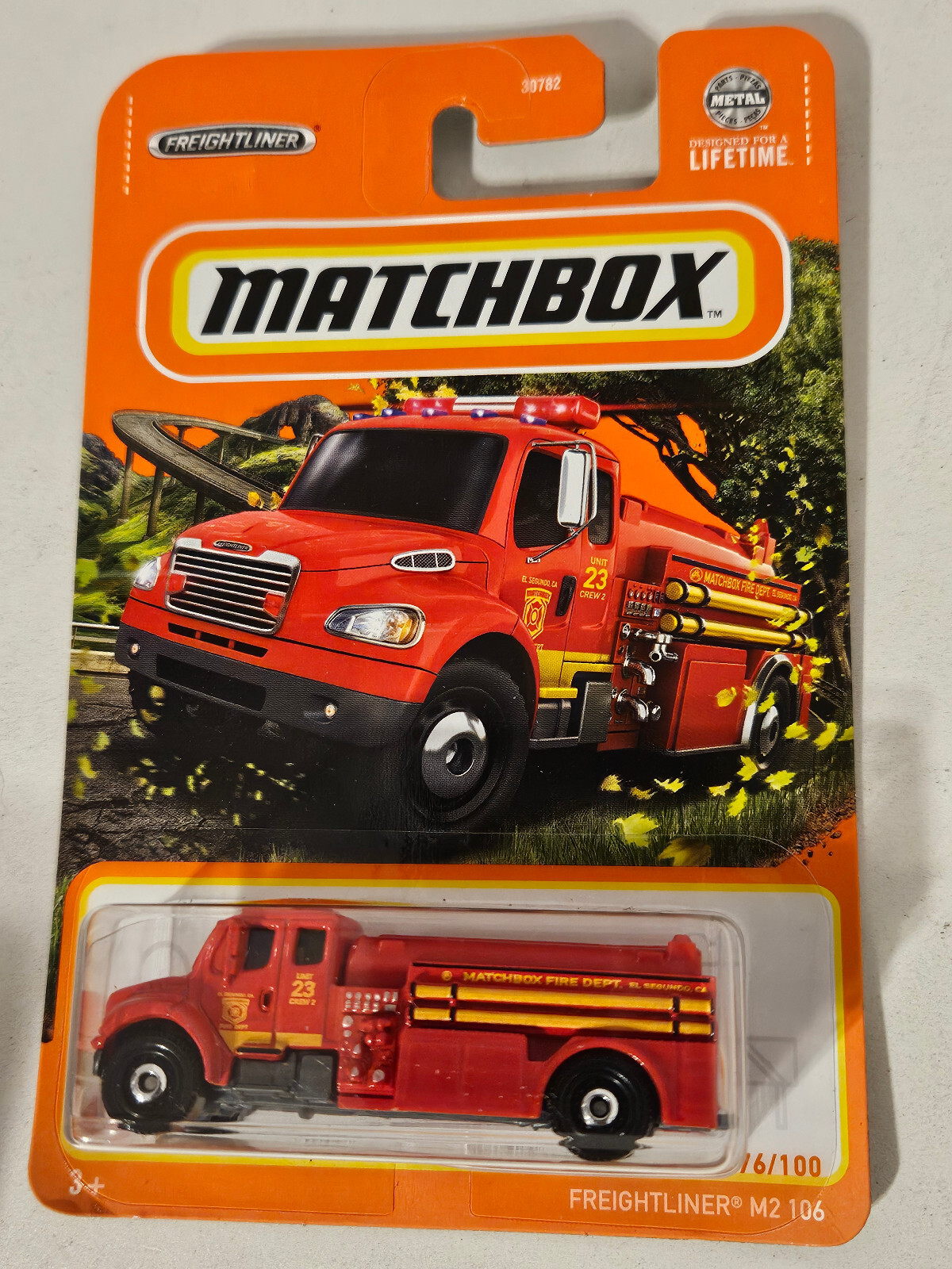 Matchbox Freightliner M2 106 #76/100 Matchbox Fire Dept. Red T14A 2024 ...