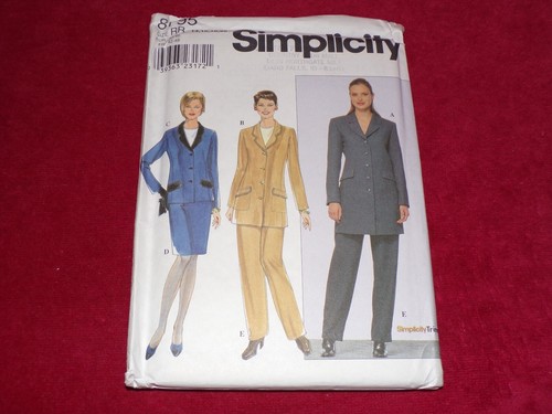 🌻 SIMPLICITY #8795 - LADIES THREE LENGTH JACKET - PANTS & SKIRT PATTERN ...