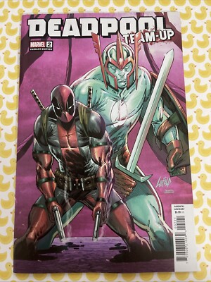 DEADPOOL TEAM UP #2 ROB LIEFELD VARIANT COVER B crystar wolverine ...
