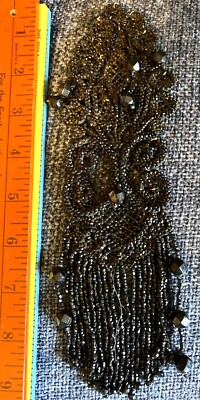Gorgeous Antique Decorative Fancy Beadwork 9” To Sew Onto Doll Clothes ...