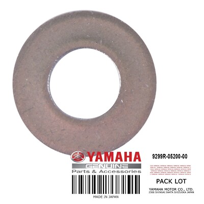Yamaha OEM WASHER 9299R-05200-00 | eBay