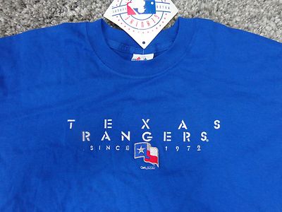 Vintage Texas Rangers T-Shirt All Sewn Logo EST 1972 Free Shipping ( XL ...