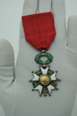 y.1870 ORDER LEGION OF HONOUR MEDAL GILT SILVER FRENCH 3rd REPUBLIC ...