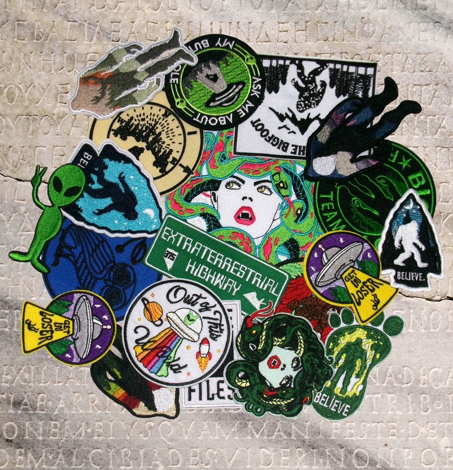 Medusa patch Dye Sublimated Iron On Patches appliques Badges Snake ...