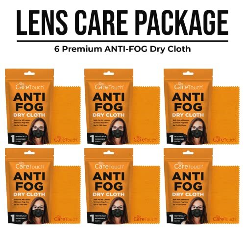 Anti-Fog Dry Cloth - Individually Wrapped Suede Microfiber Cloth Up to ...