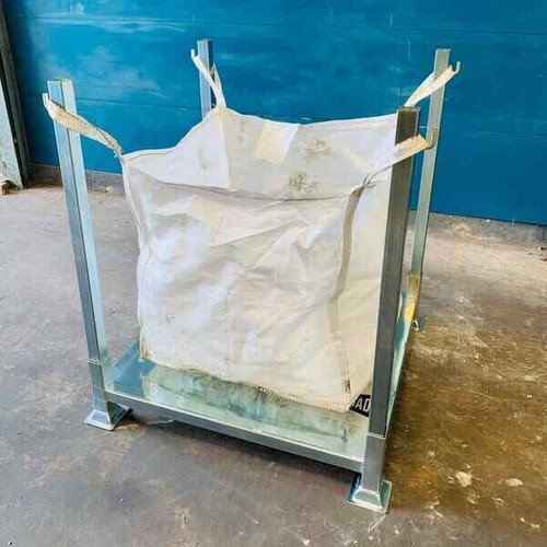 Galvanised Bulk/Tonne/Builders Bag Holding Frame with Removable Legs ...