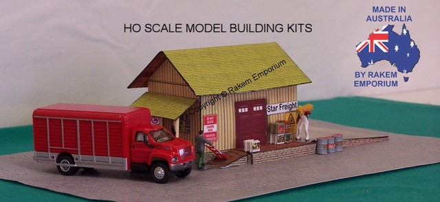 HO Scale Freight DEPOT Model Railway Building Kit - REFD1 for sale ...