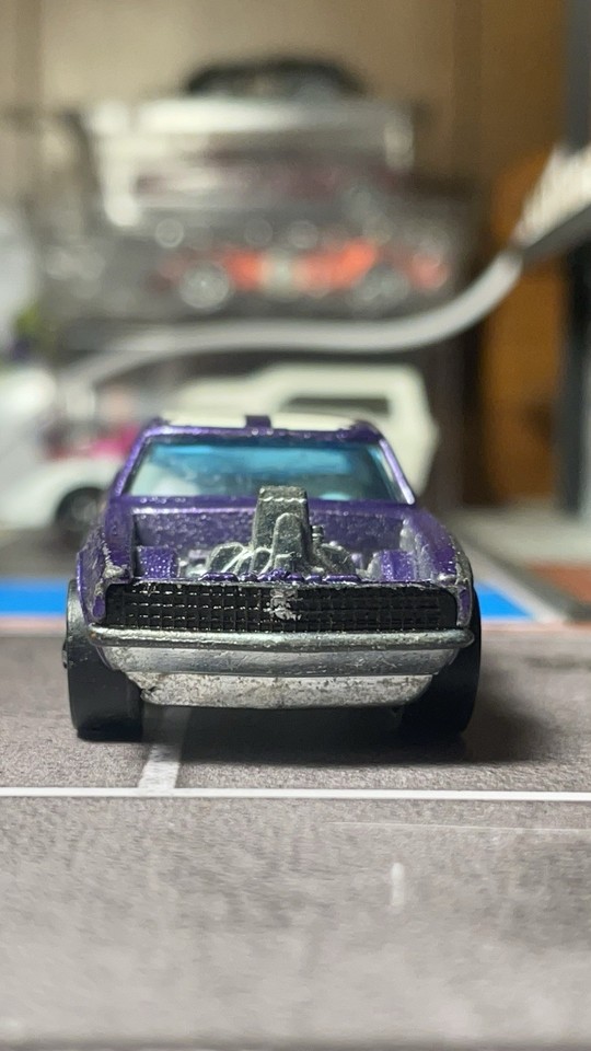 1969 Hotwheels Redline Purple Heavy Chevy Green white interior | eBay