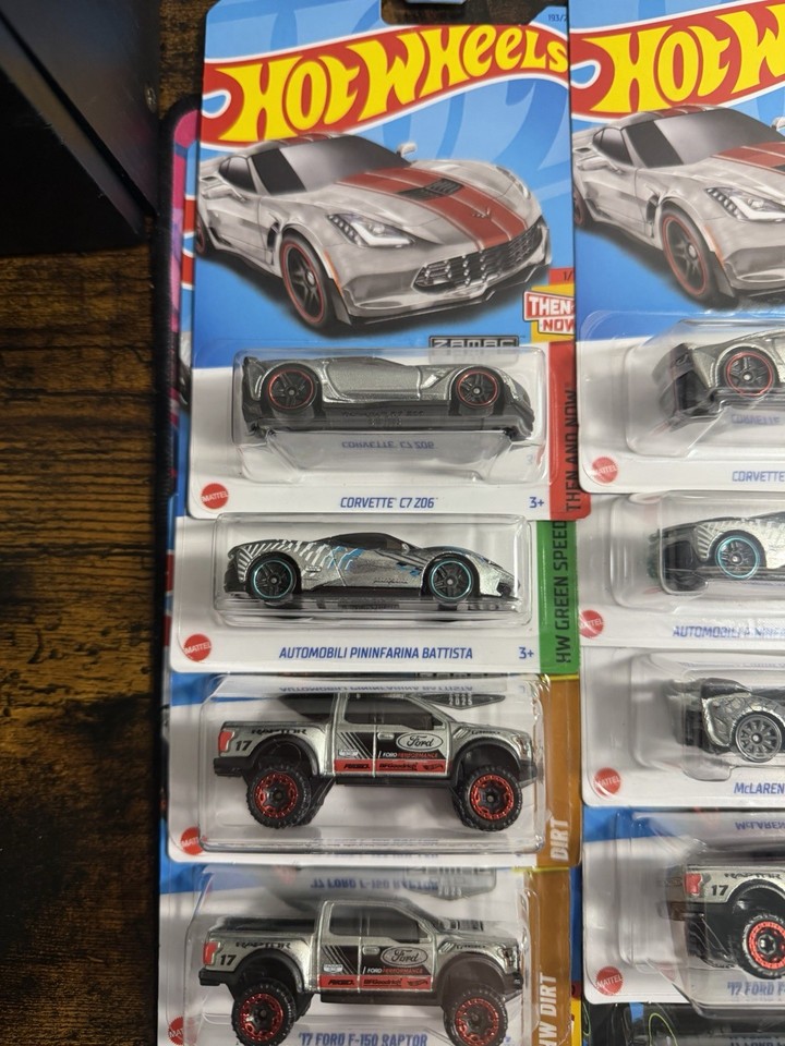 Hot Wheels “ZAMAC” Lot Of 17 With 5 LOOSE Cars, C7 ZO6, F-150, AE-86 ...