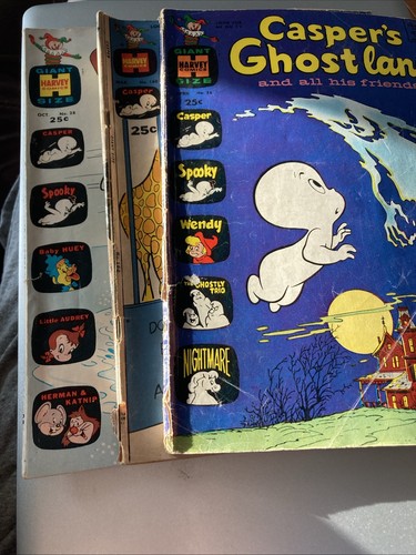 CASPER THE FRIENDLY GHOST LOT x3 Harvey Comics | eBay