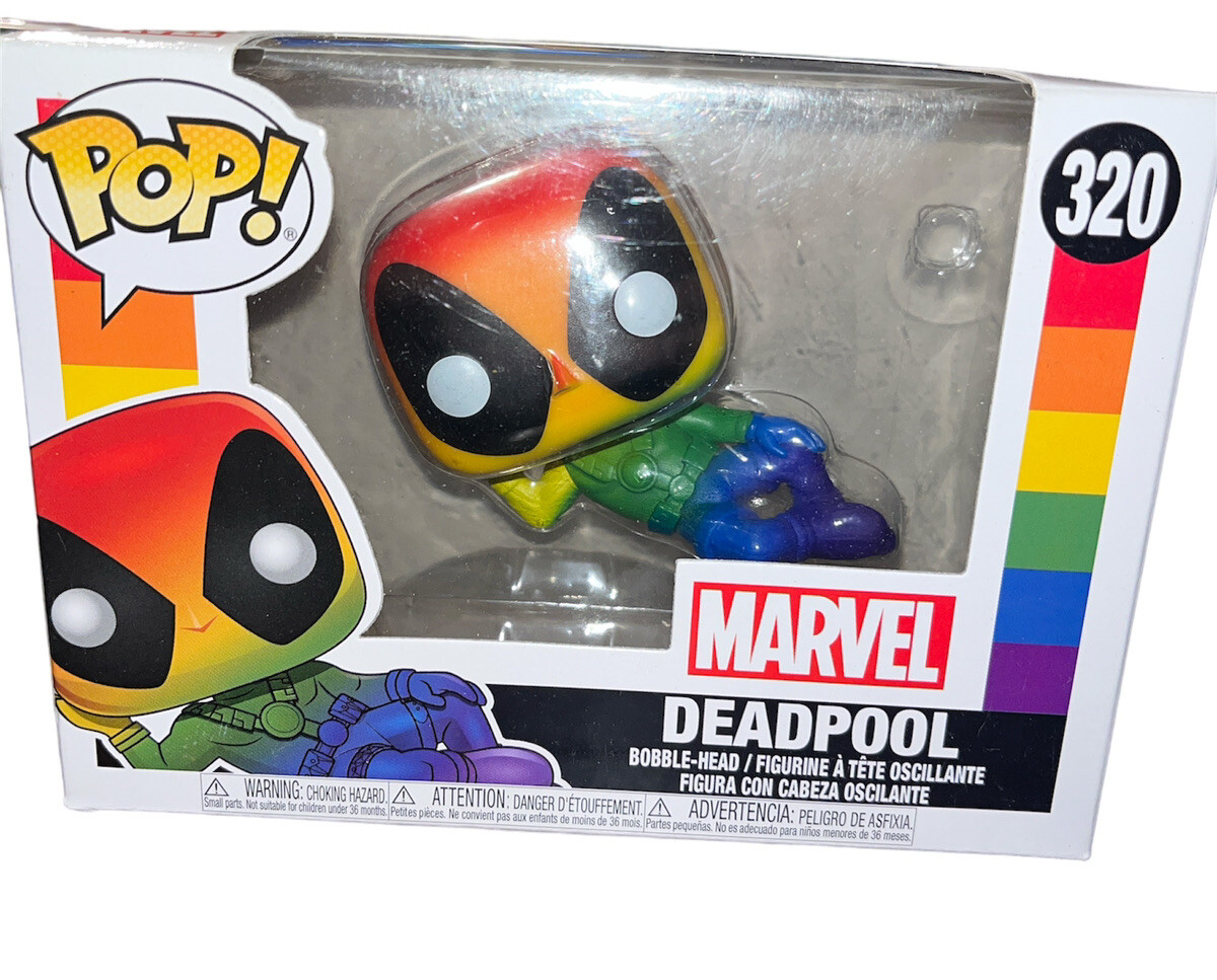 Funko+Pop%21+Vinyl%3A+Marvel+-+Deadpool+%28Rainbow%29+%23320 for sale ...