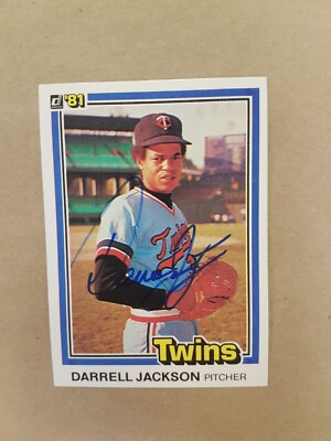 Darrell Jackson 547 Donruss 1981 Autograph Photo SPORTS signed Baseball card MLB | eBay