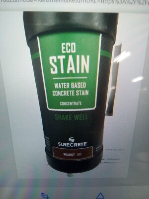 Surecrete Eco Stain Water Based Concrete 32 oz WALNUT 69 843kb | eBay