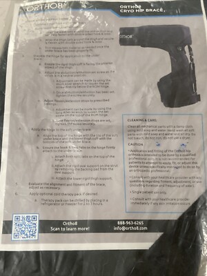 ORTHO8 Cryo8 Hip Orthosis Hip Brace 08-0034 L1686 | eBay