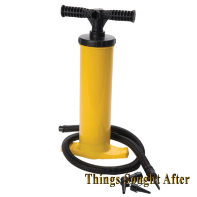 Double Action Air Hand Pump for Inflatable Pontoon Boat Float Tube Pool ...