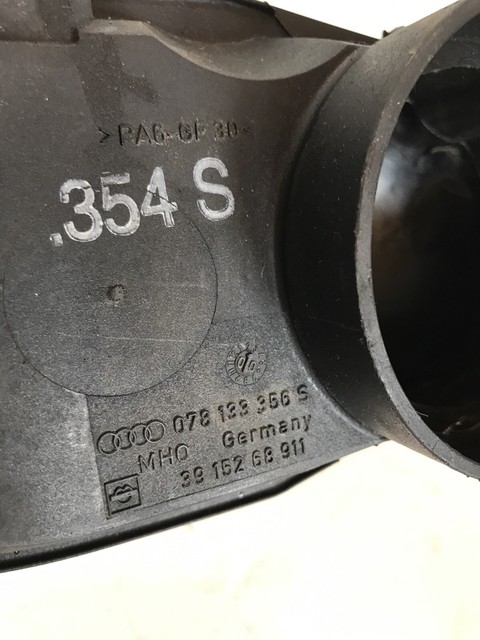AUDI A4 2.8 30V AIR INTAKE PIPE 078 133 356 S 078133356S for sale ...
