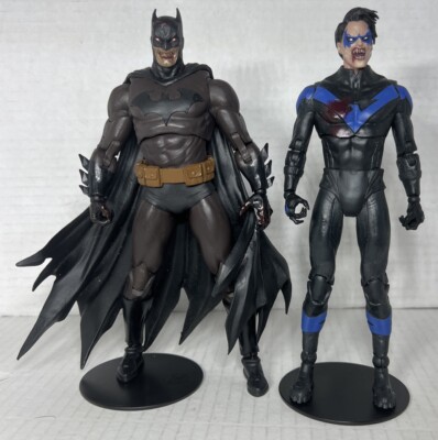McFarlane DC Multiverse Vampire Nightwing & Batman Loose Figure Lot ...