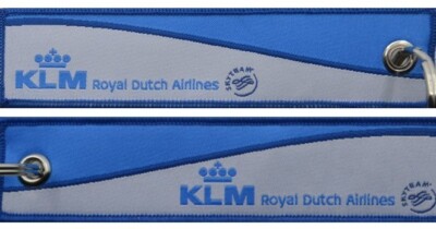 New! KEY-KLM Keyholder with KLM Royal Dutch Airlines embroidered on ...
