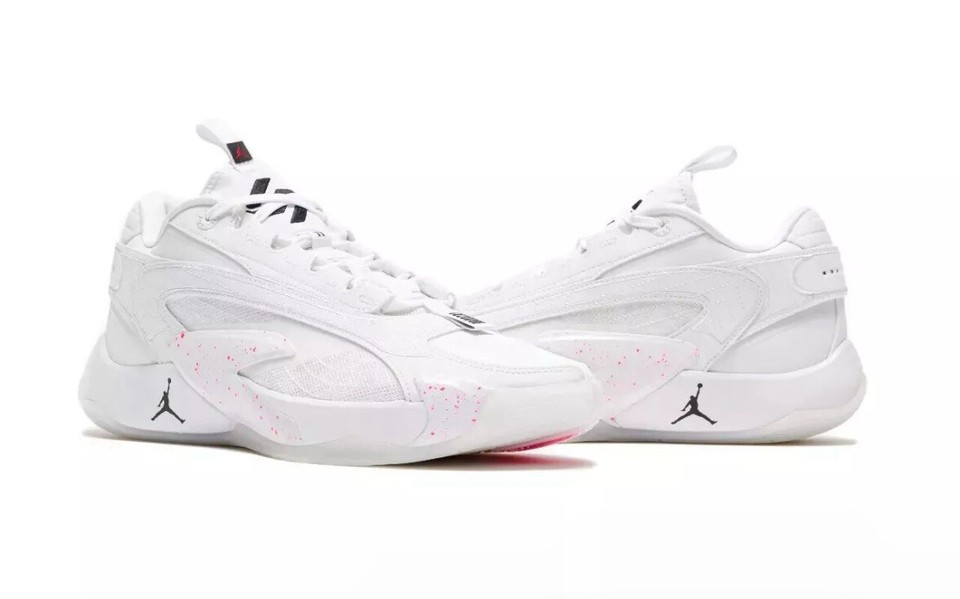 Jordan Luka 2 White Hyper Pink Shoes Size 9 Men DX8733-106 Brand New ...