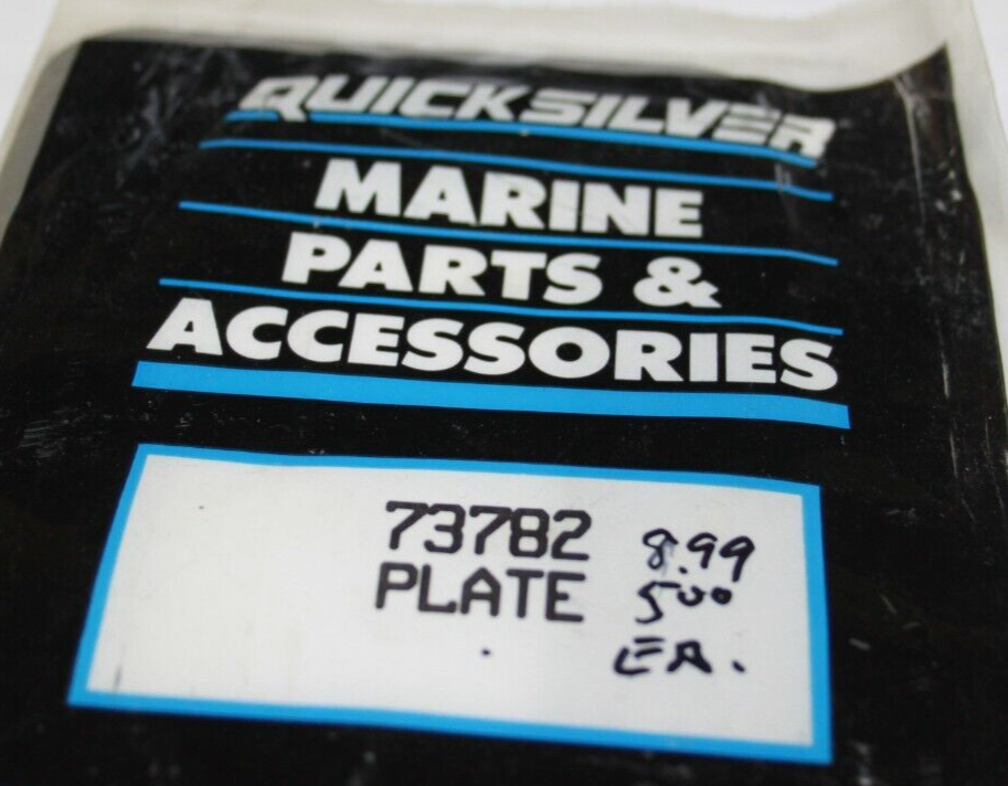 New OEM Quicksilver Mercury Plate 73782 | eBay