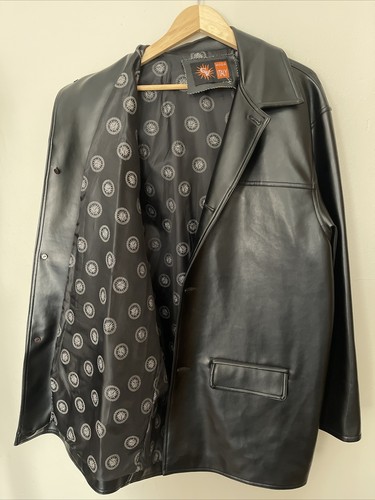 Moda Italy GV Leather Jacket Black XXL See Description | eBay